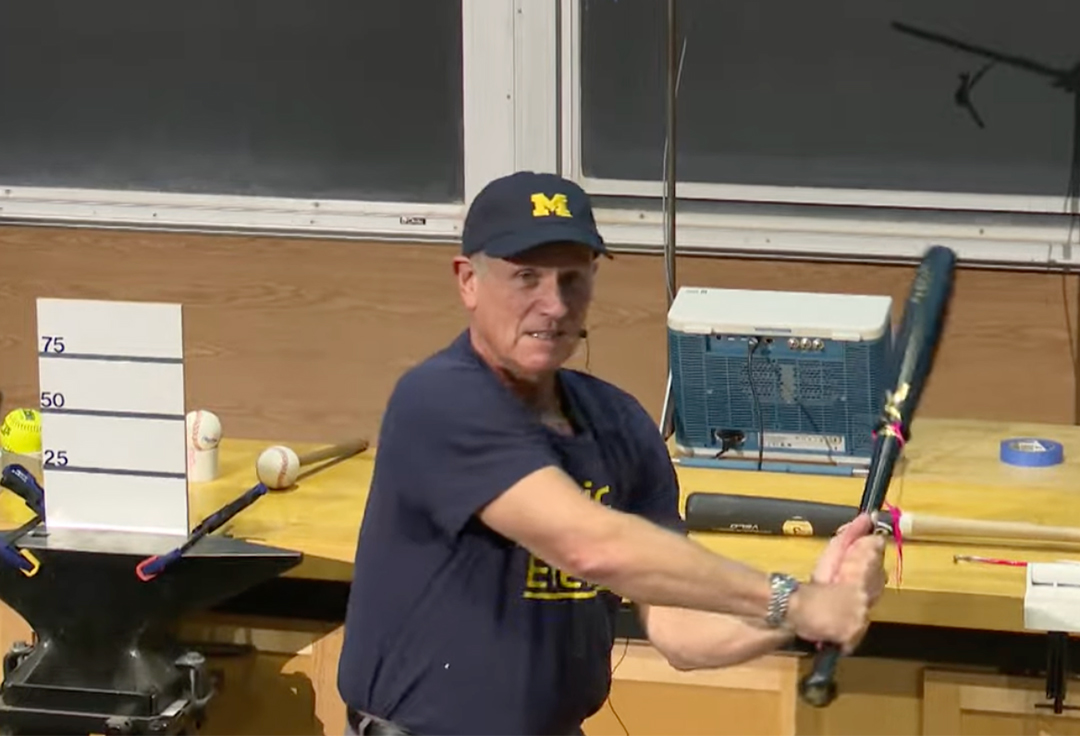 The year a-flied physics lit up the MLB | Michigan Today